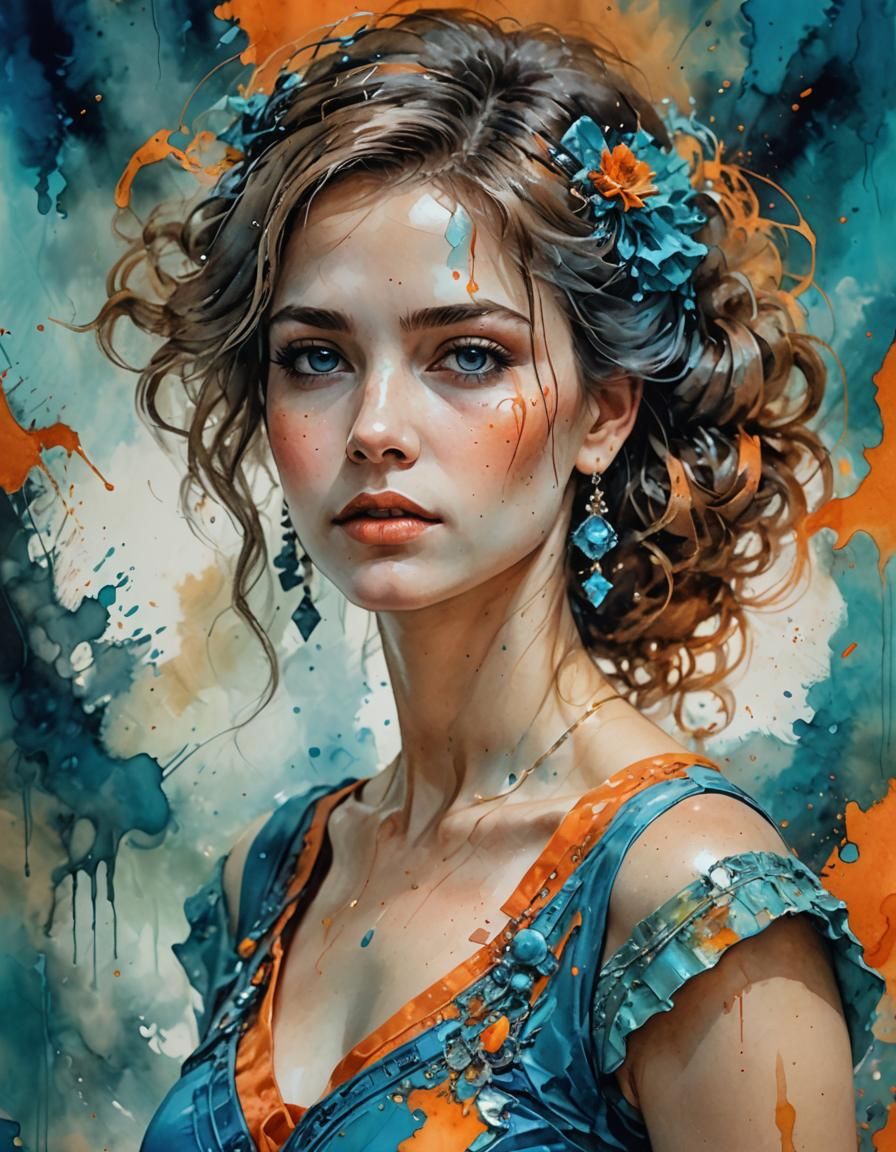 What about blue? - AI Generated Artwork - NightCafe Creator