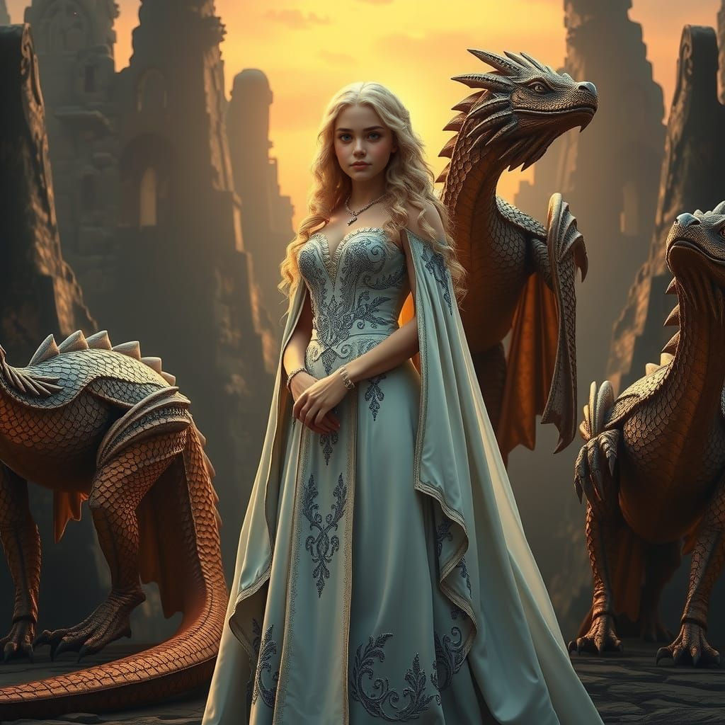 Mother of Dragons - Exiled Princess Empowered by Three Majes...