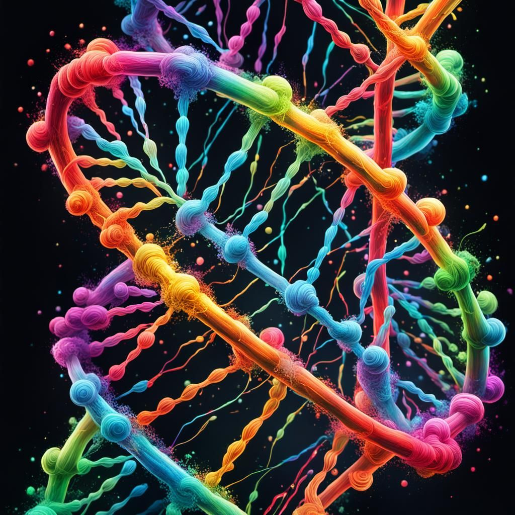 DNA - AI Generated Artwork - NightCafe Creator