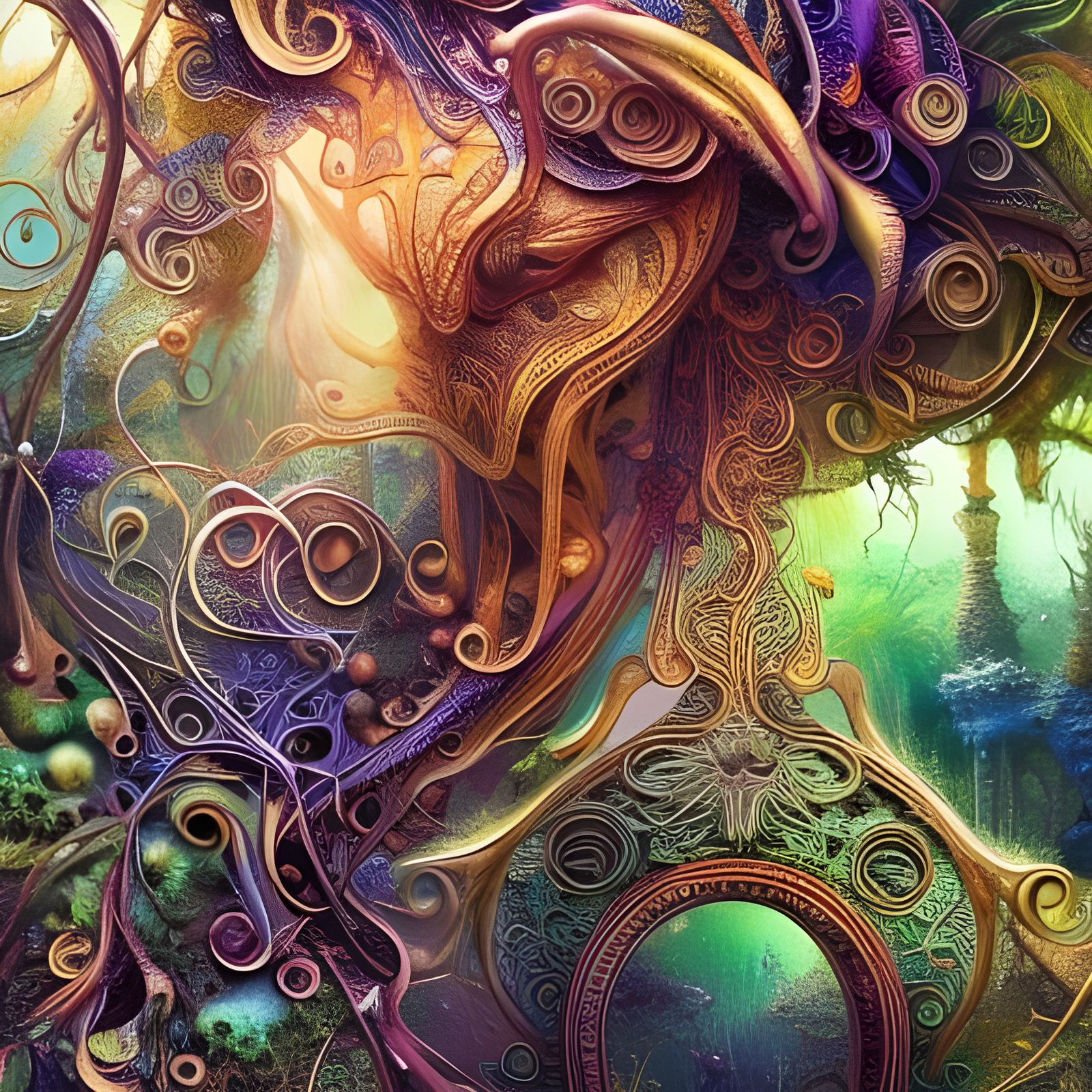 Magic Mushroom - AI Generated Artwork - NightCafe Creator