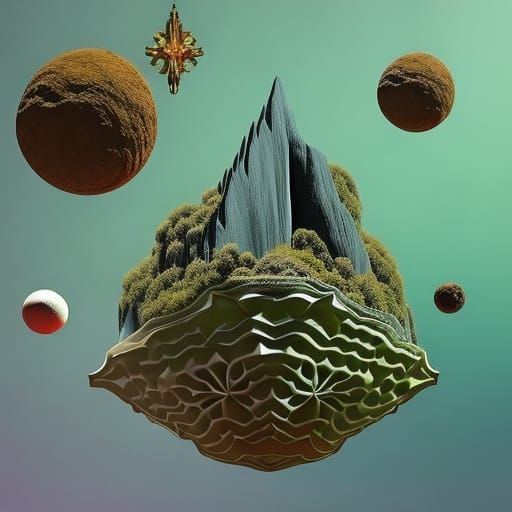 Surreal, absurdist interpretations of obscure alien worlds. Dimensional ...