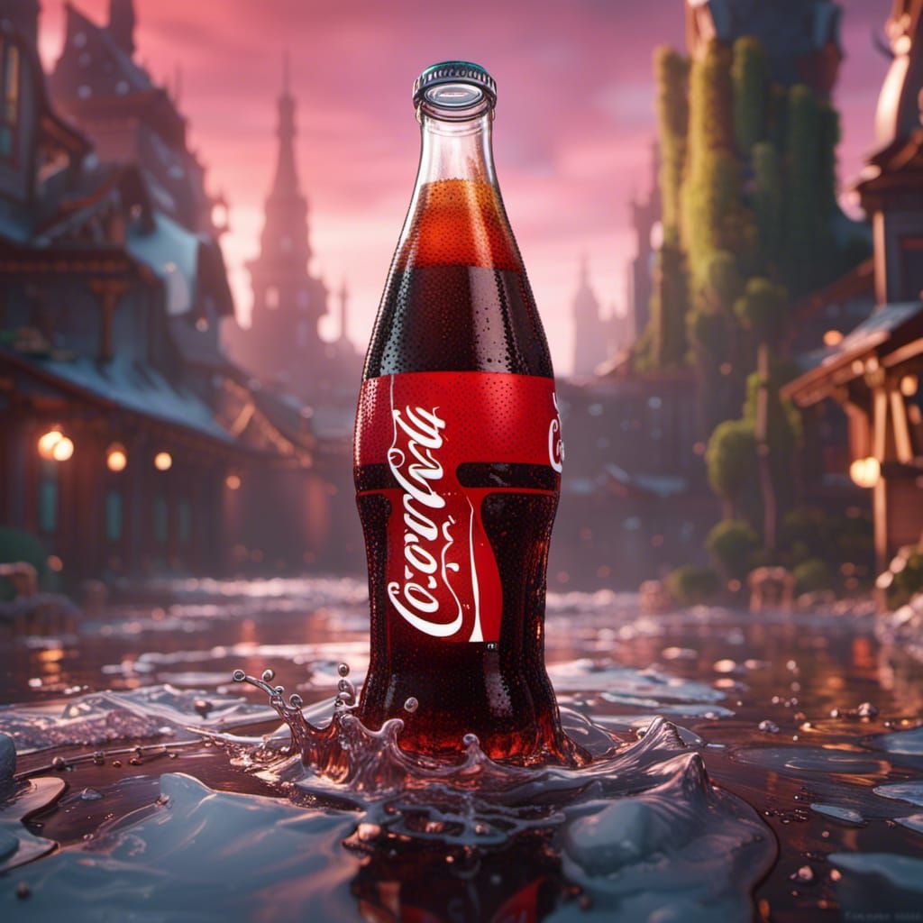 Drinking Coke - AI Generated Artwork - NightCafe Creator