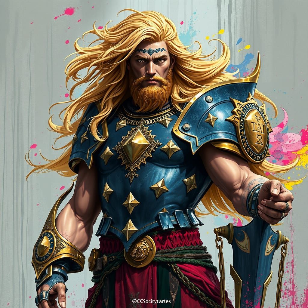 Majestic Demigod Unites Human Strength and Divine ... - AI Art