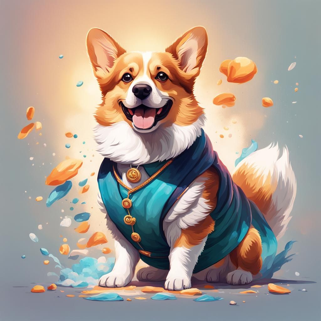 Corgi - AI Generated Artwork - NightCafe Creator