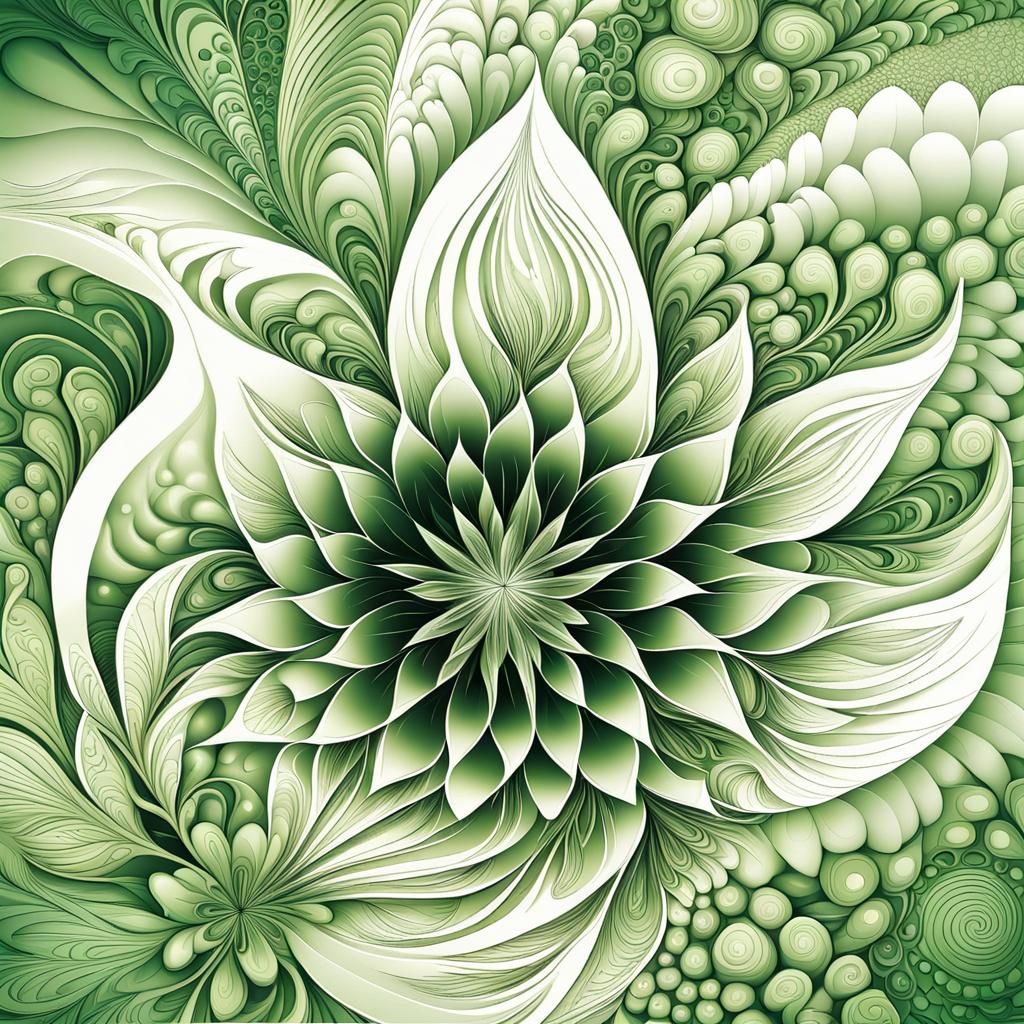 Biomorph Garden - AI Generated Artwork - NightCafe Creator