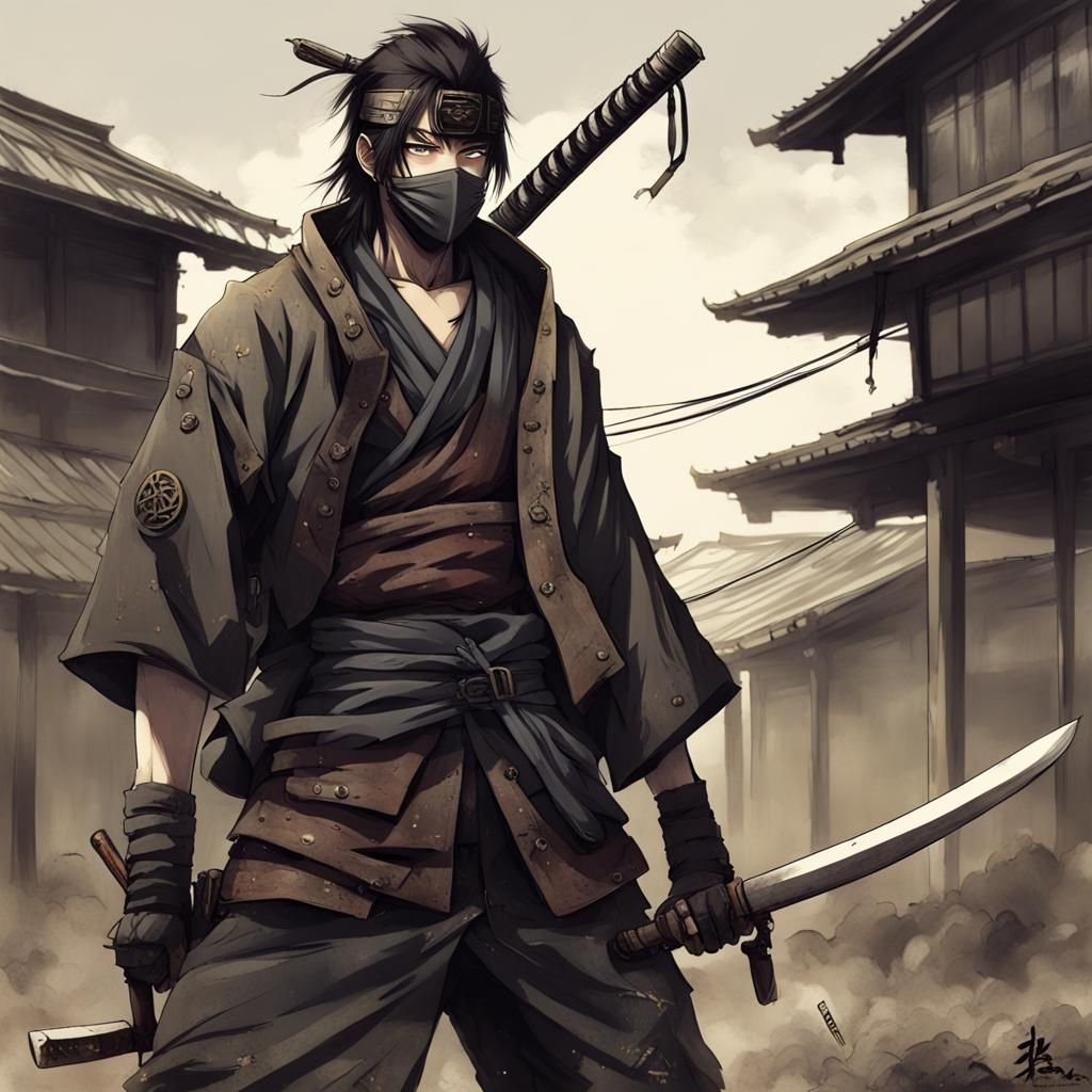 post apocalyptic samurai - AI Generated Artwork - NightCafe Creator