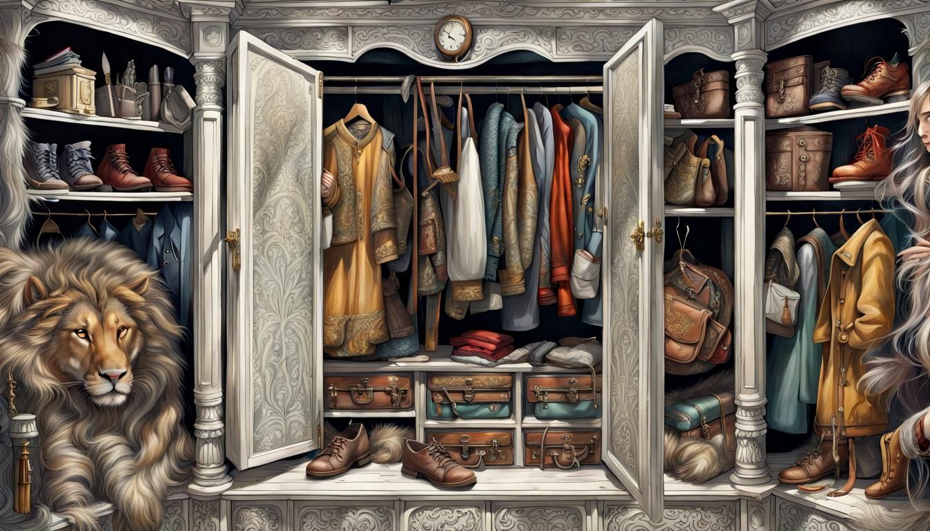 Open the wardrobe to the world of Narnia, a master piece, intricate ...