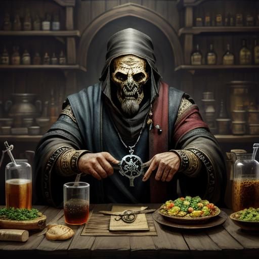 Merchant of Death - AI Generated Artwork - NightCafe Creator