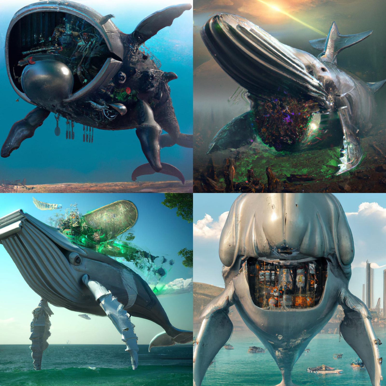 EXACTLY what I was after, but too low res.. a cyborg whale with ...
