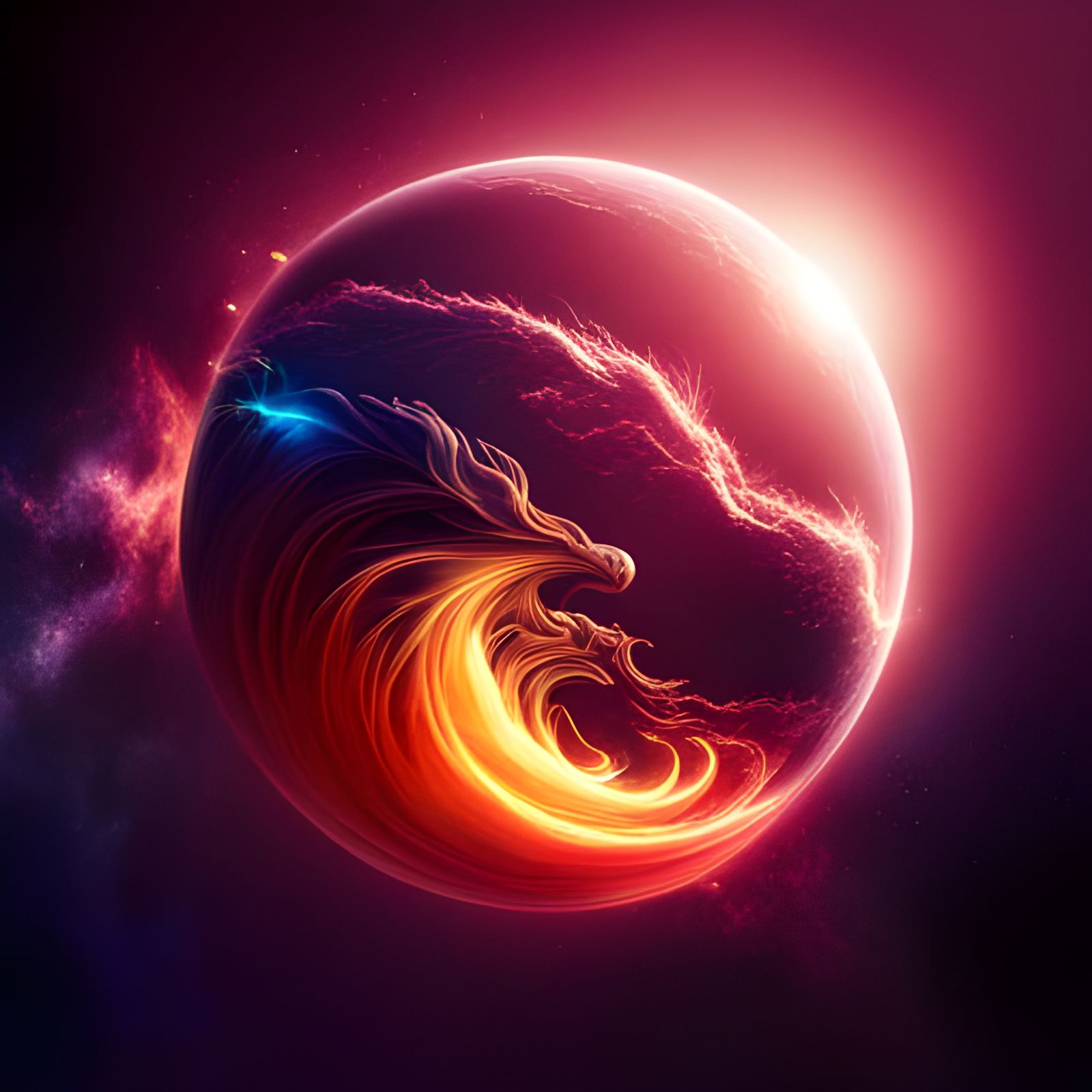 Celestial Orb - AI Generated Artwork - NightCafe Creator