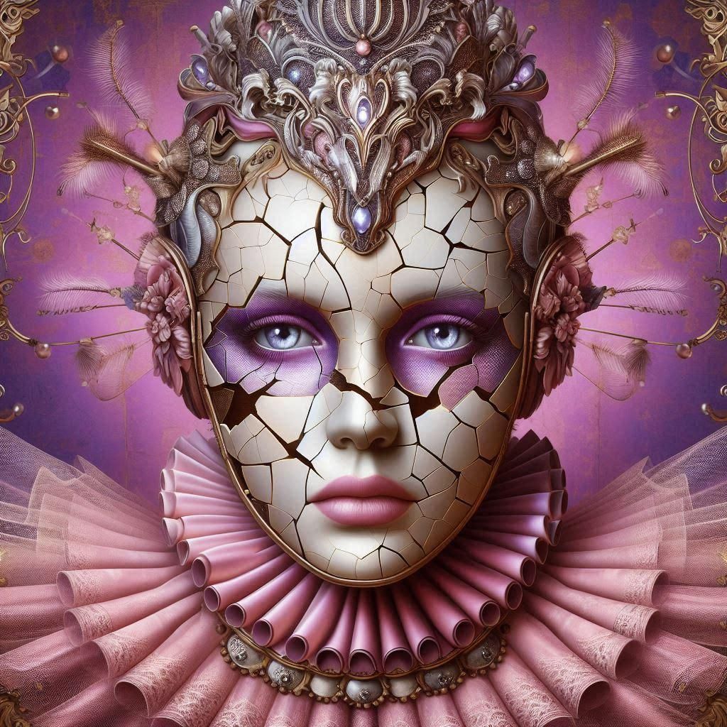 The Broken Jester - AI Generated Artwork - NightCafe Creator