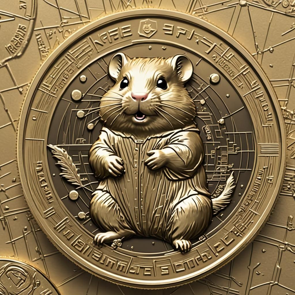 Hamster Kombat Gold Coin - AI Generated Artwork - NightCafe Creator