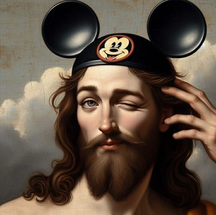 Jesus mouse - AI Generated Artwork - NightCafe Creator