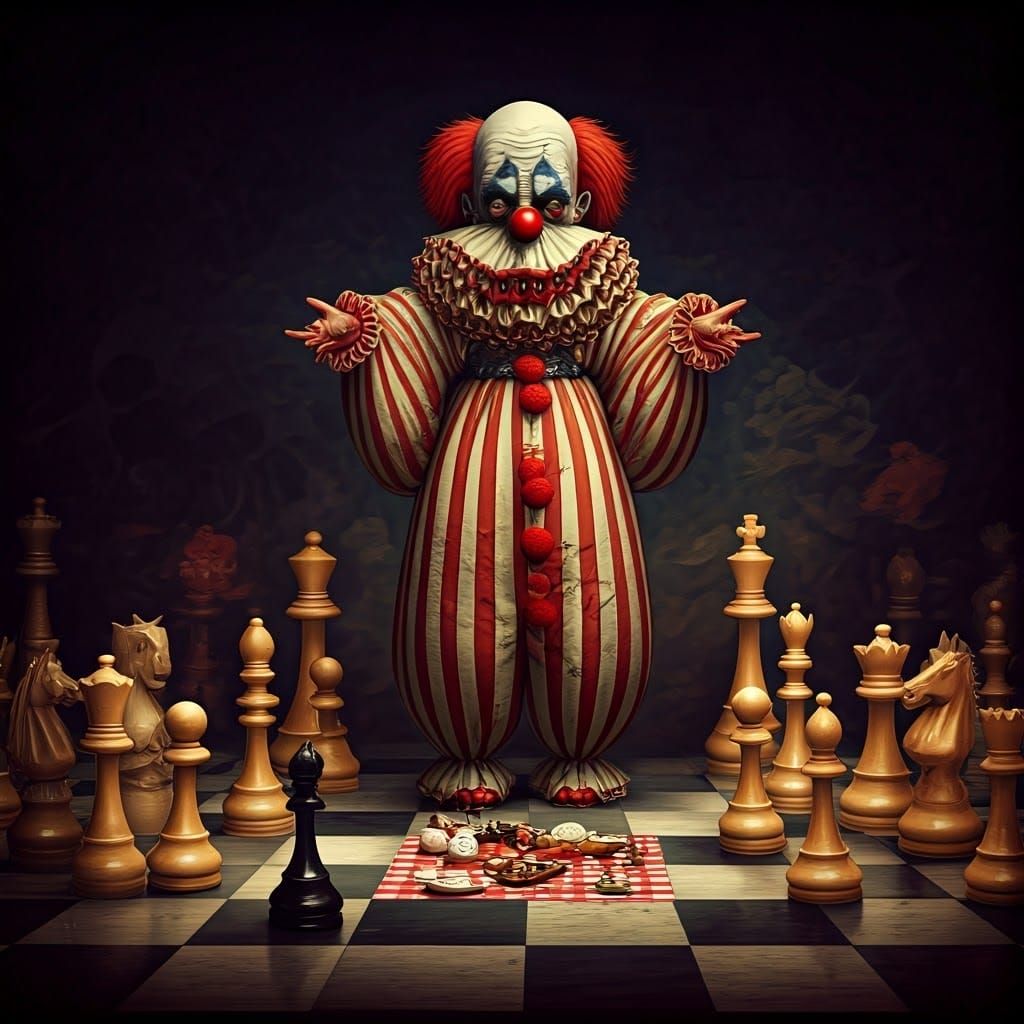 Surreal Whimsical Horror Circus - AI Art