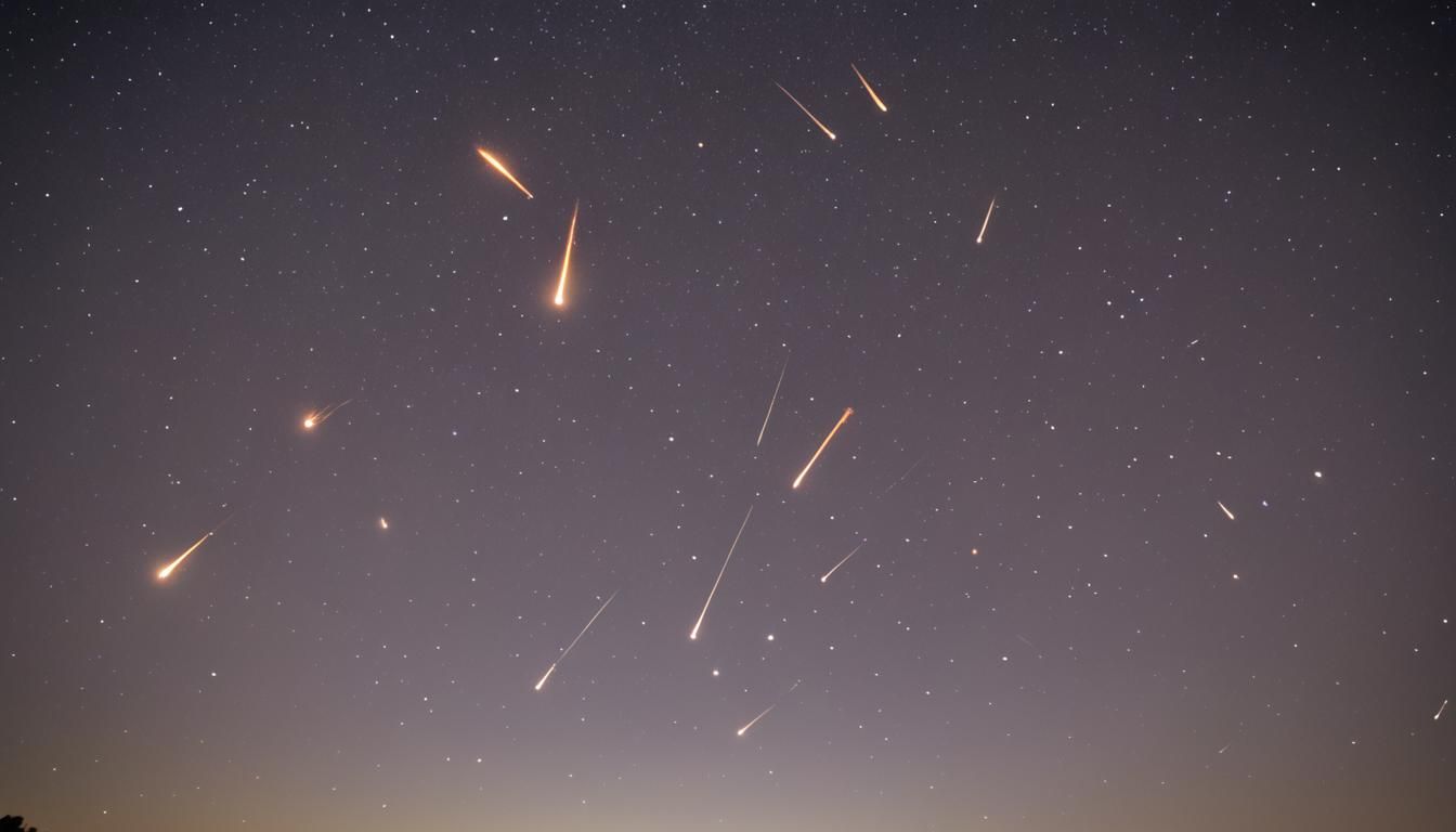 Meteor swarm - AI Generated Artwork - NightCafe Creator