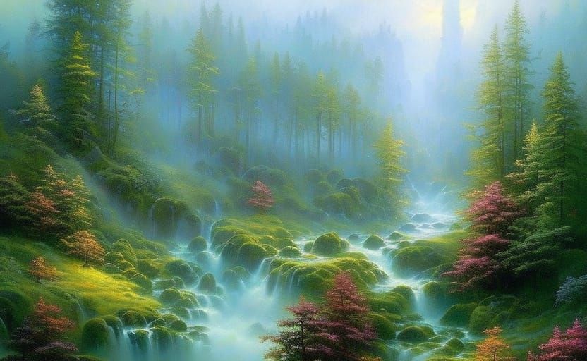 The setting is an idealic 11th and 12th century forest in a land of ...