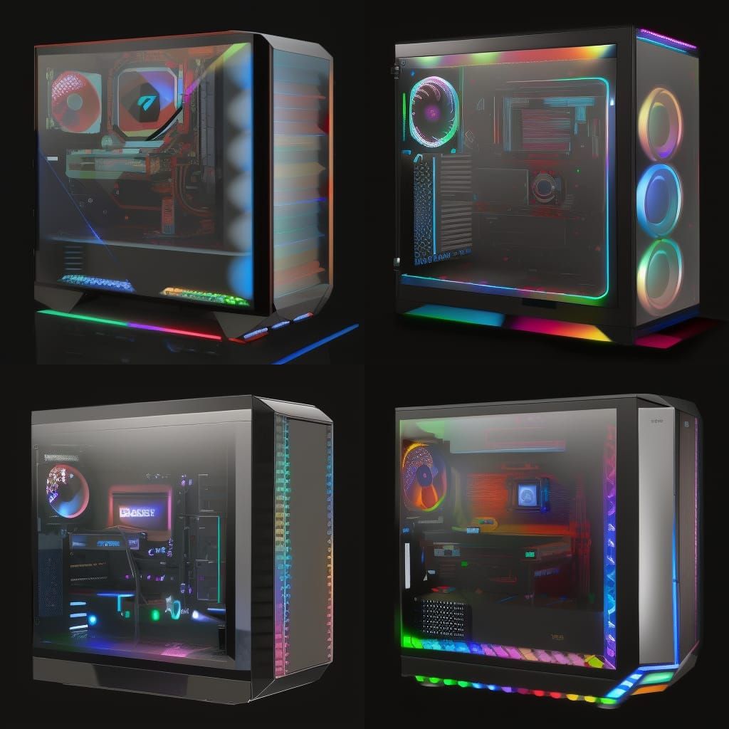 gaming computer - AI Generated Artwork - NightCafe Creator