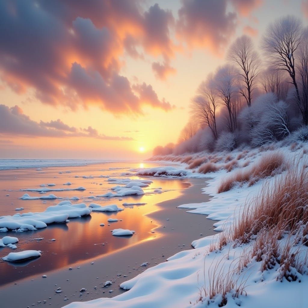 Winter at the beach - Winter at the beach