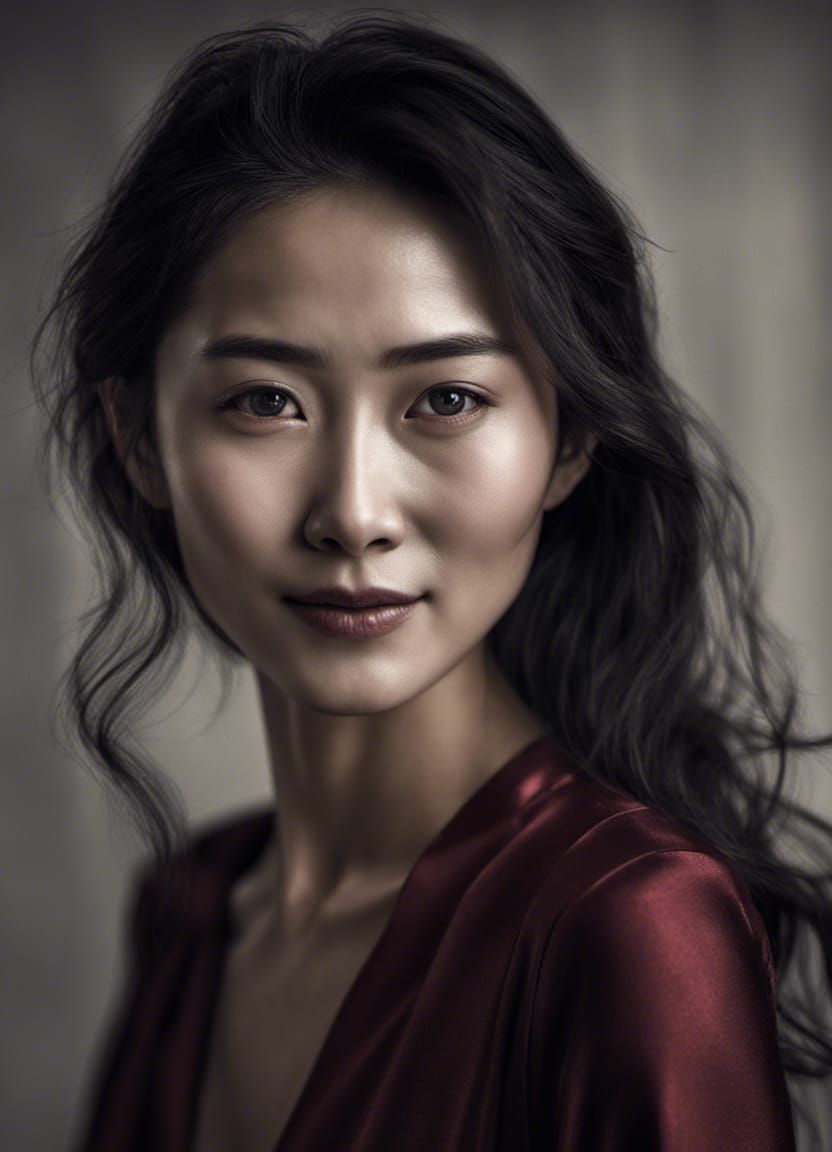 Park Ji-Yeon - Photorealistic Portrait of Korean Woman with ...