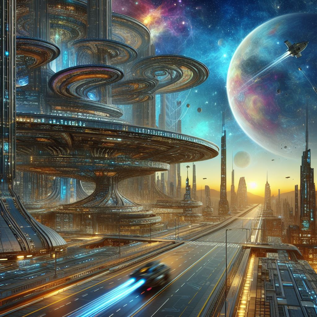 Aragnus 2, Disc city - AI Generated Artwork - NightCafe Creator