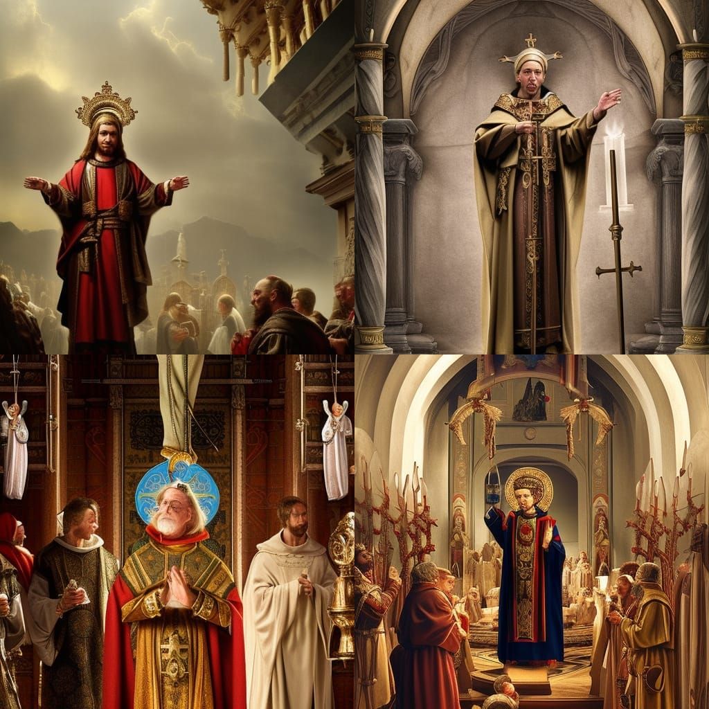 Saint Blase, blessing of the throats - AI Generated Artwork - NightCafe ...