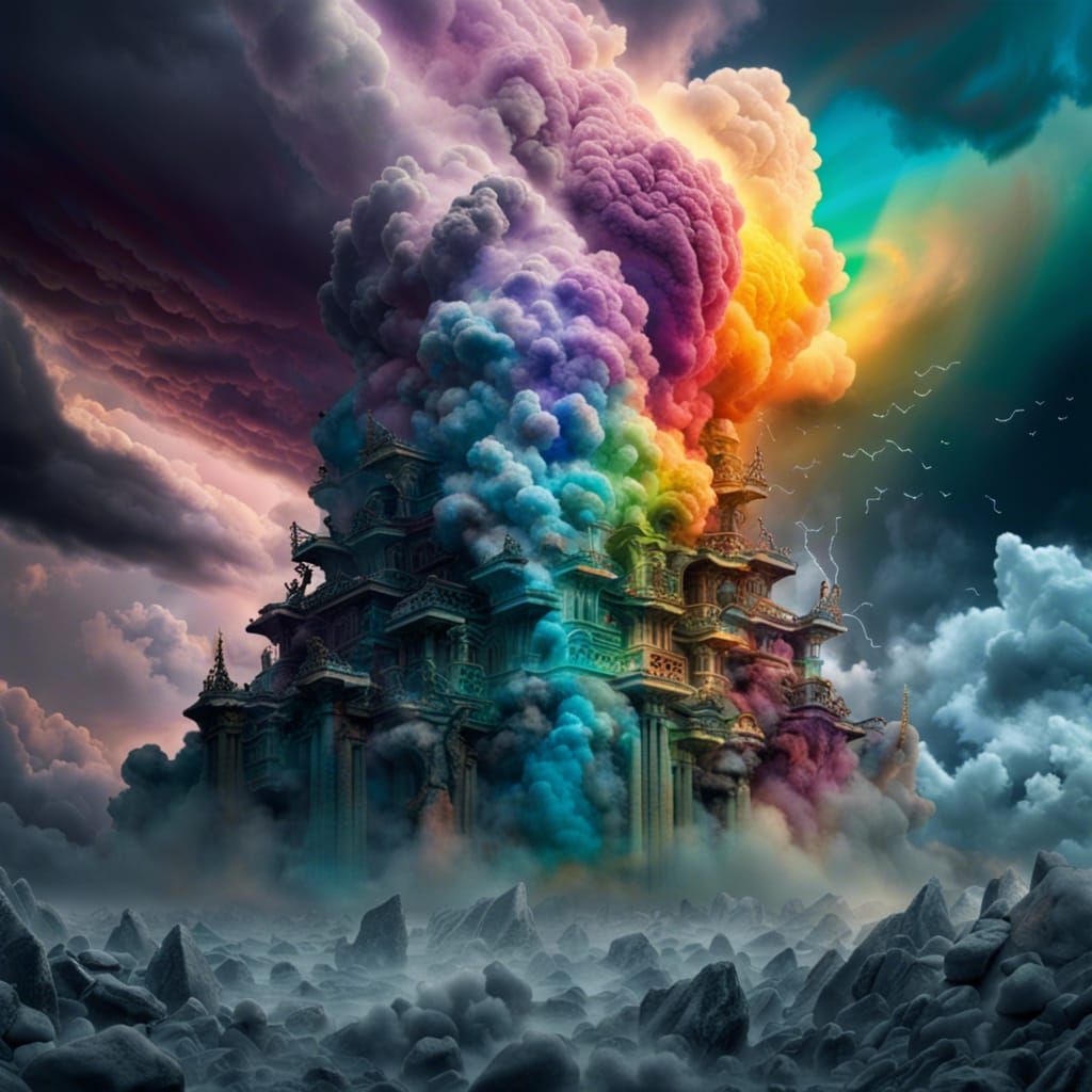 tempestuous turbulent weather - AI Generated Artwork - NightCafe Creator