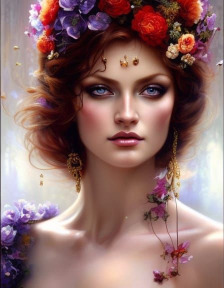 Spring ginger beauty... - AI Generated Artwork - NightCafe Creator