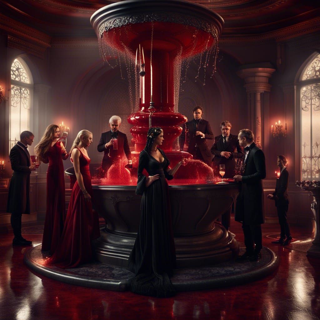 A coven of vampires - AI Generated Artwork - NightCafe Creator