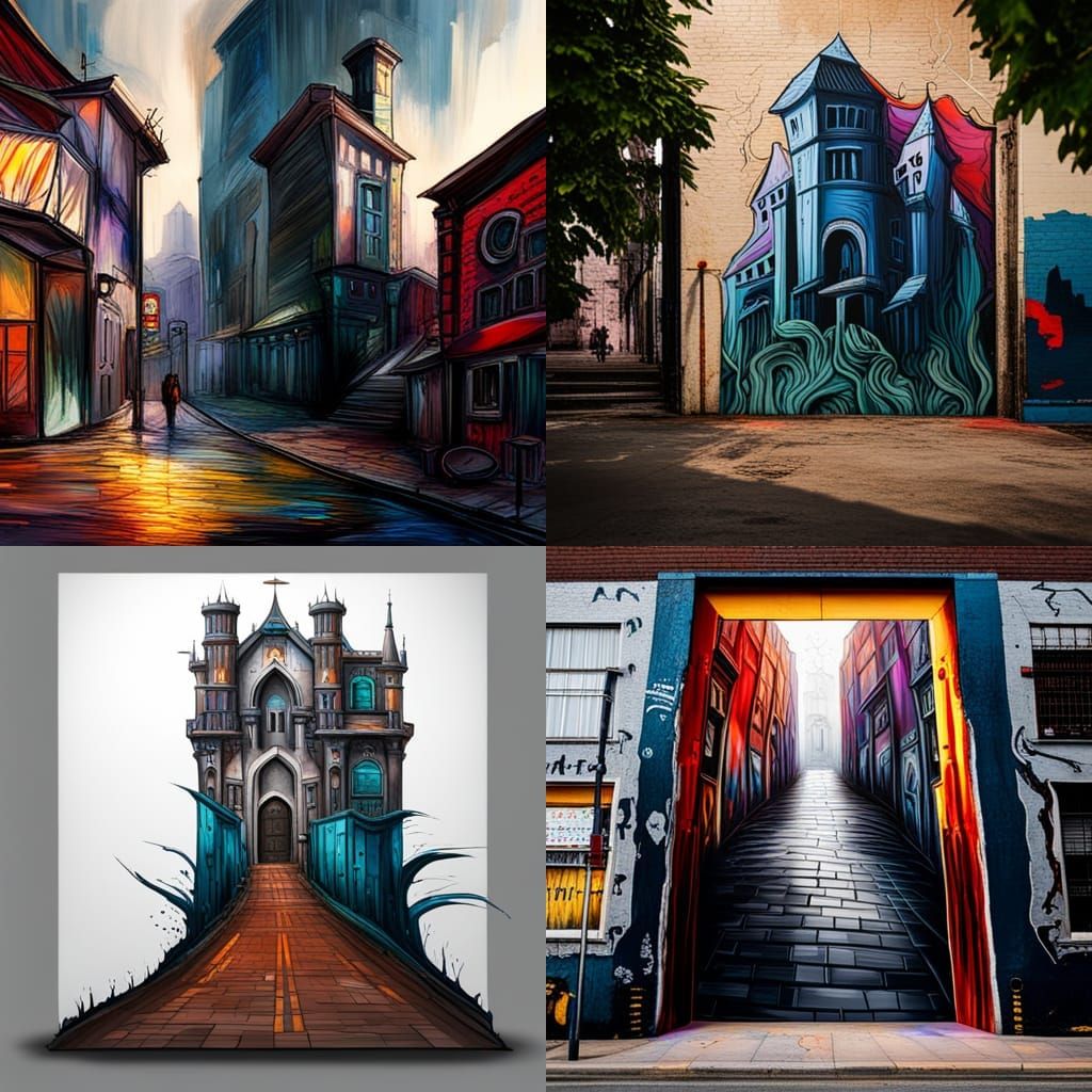 brooding castle - AI Generated Artwork - NightCafe Creator