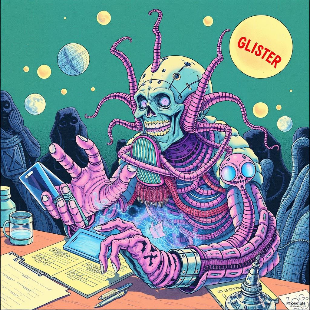 "GLISTER" (Alien detective") - "GLISTER" (Alien detective")