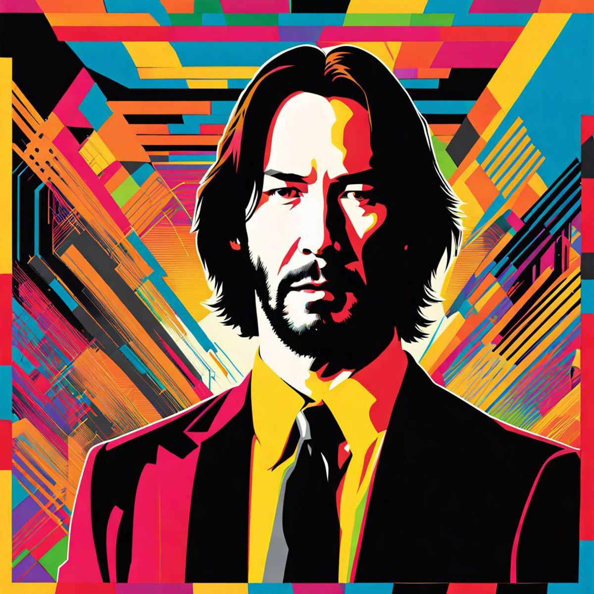 Keanu Reeves as John Wick - AI Generated Artwork - NightCafe Creator