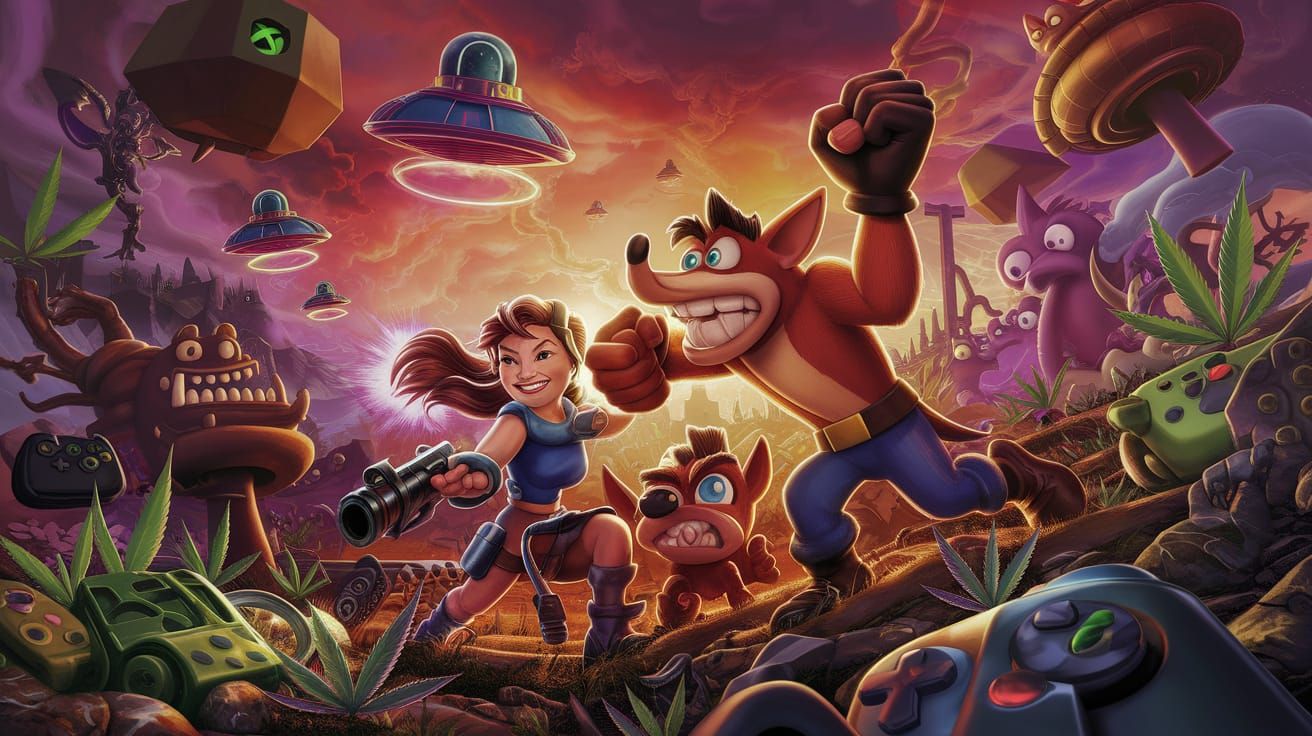 Surreal Fallout Battle Scene in Pop Surrealism Sty... - AI Art