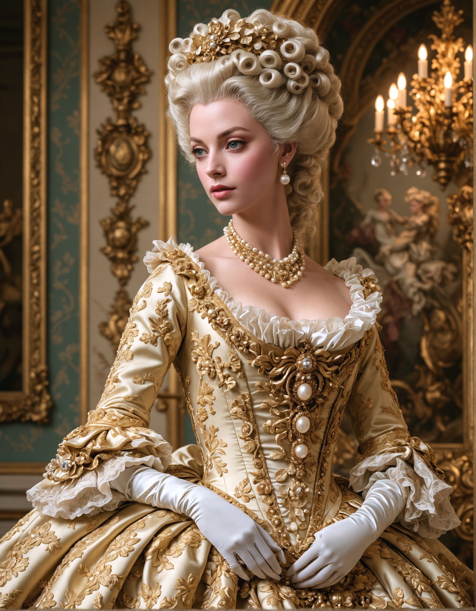 🪞 Rococo 🏛️ - Rococo Elegance in Soft Pastel Hues