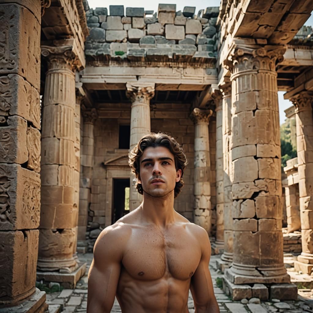 Real life Greek god - AI Generated Artwork - NightCafe Creator