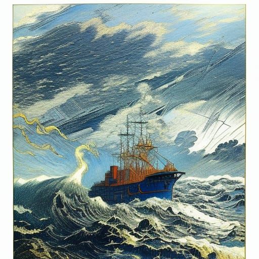 Intricately detailed ink illustration of a close-up of incredibly ...