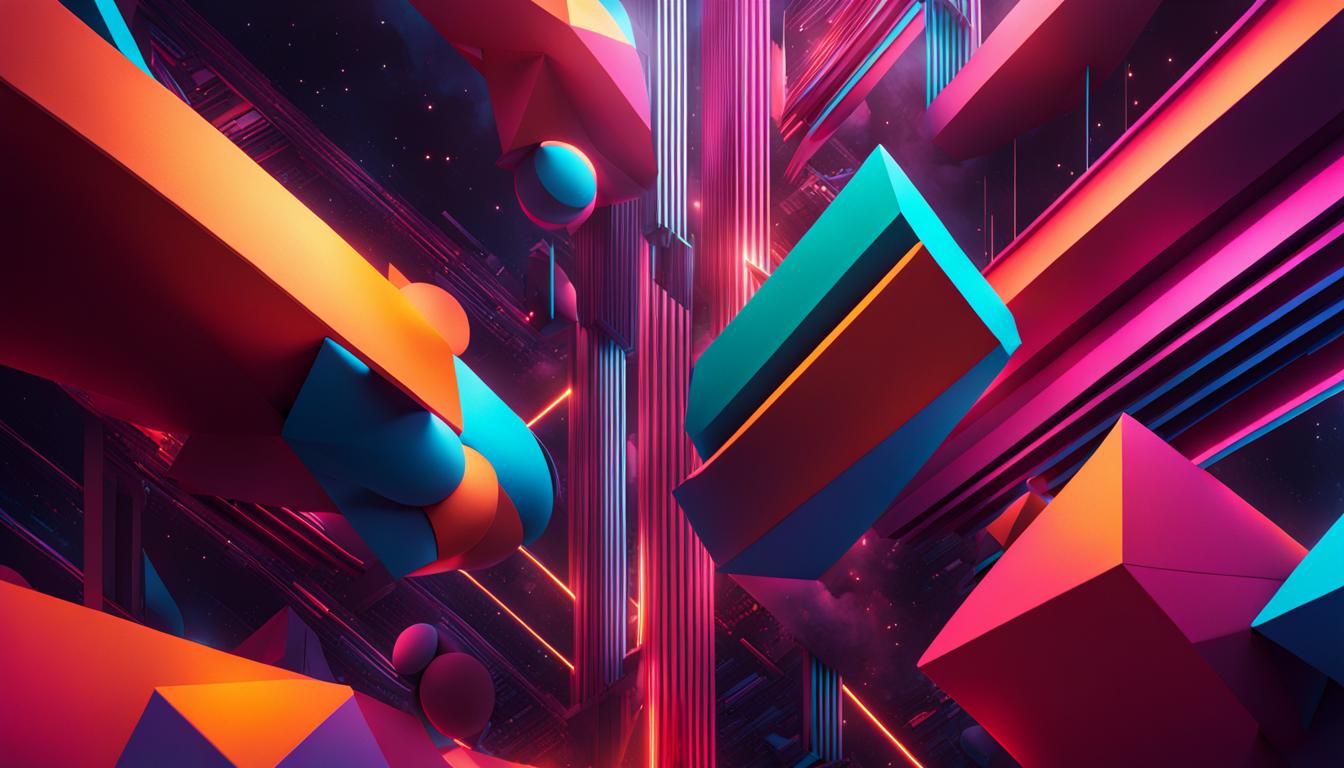 Geometric Shapes - AI Generated Artwork - NightCafe Creator