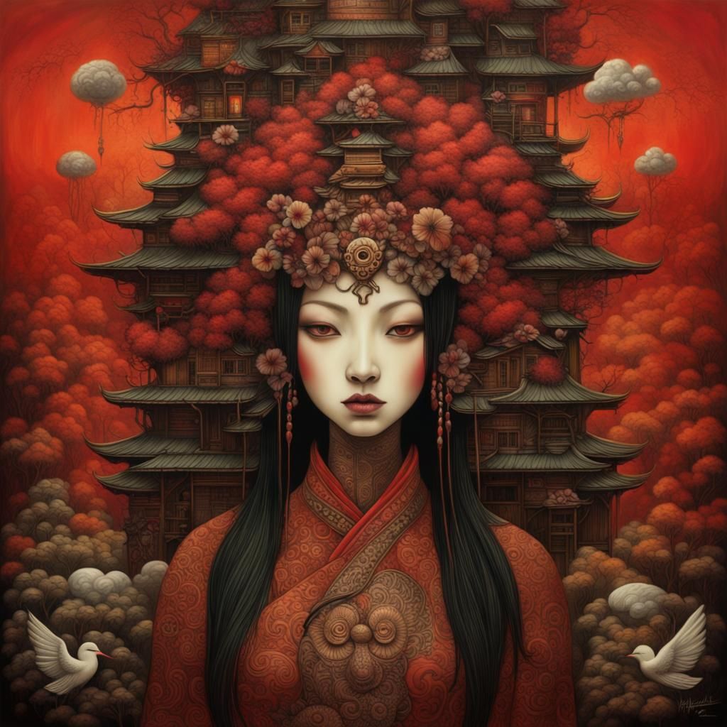 Japan portrait - AI Generated Artwork - NightCafe Creator