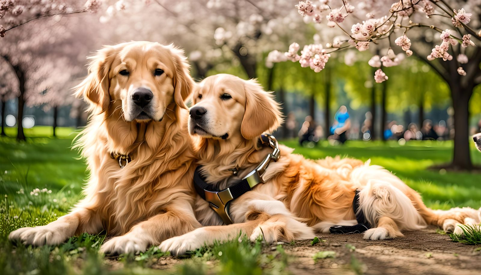 “Cyborg Pets Golden Retrievers - Toby & Tyler” - AI Generated Artwork ...