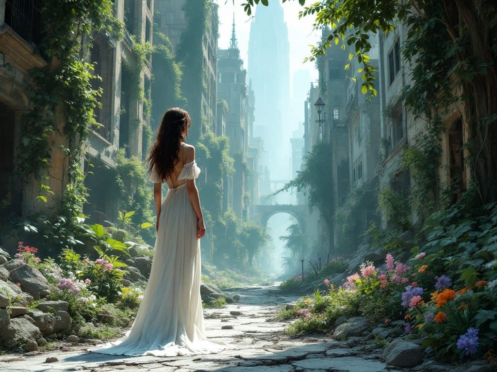 nature overtaking a city - Nature Reclaims the City in Vibra...