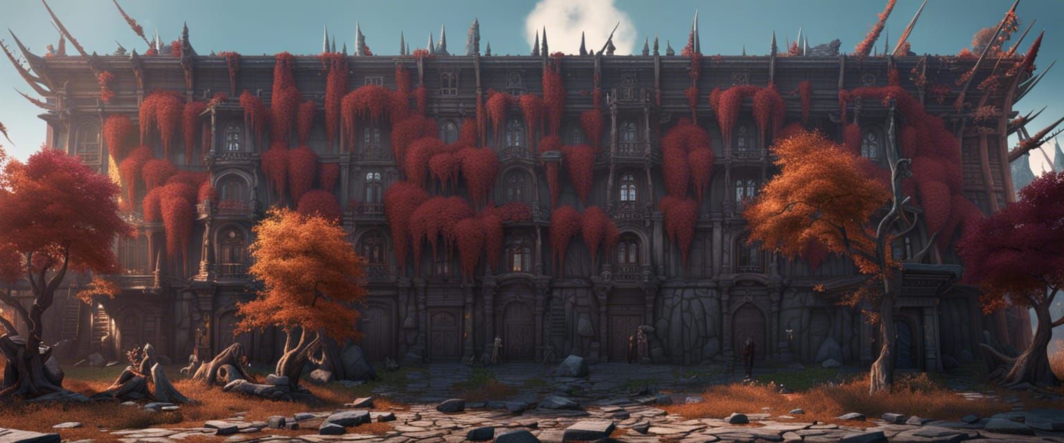 detailed matte painting, deep color, modern parametric, intricate ...