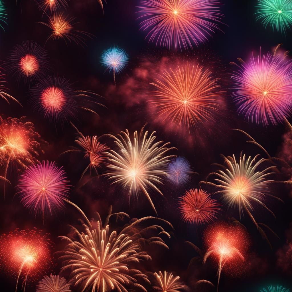 Fireworks - AI Generated Artwork - NightCafe Creator
