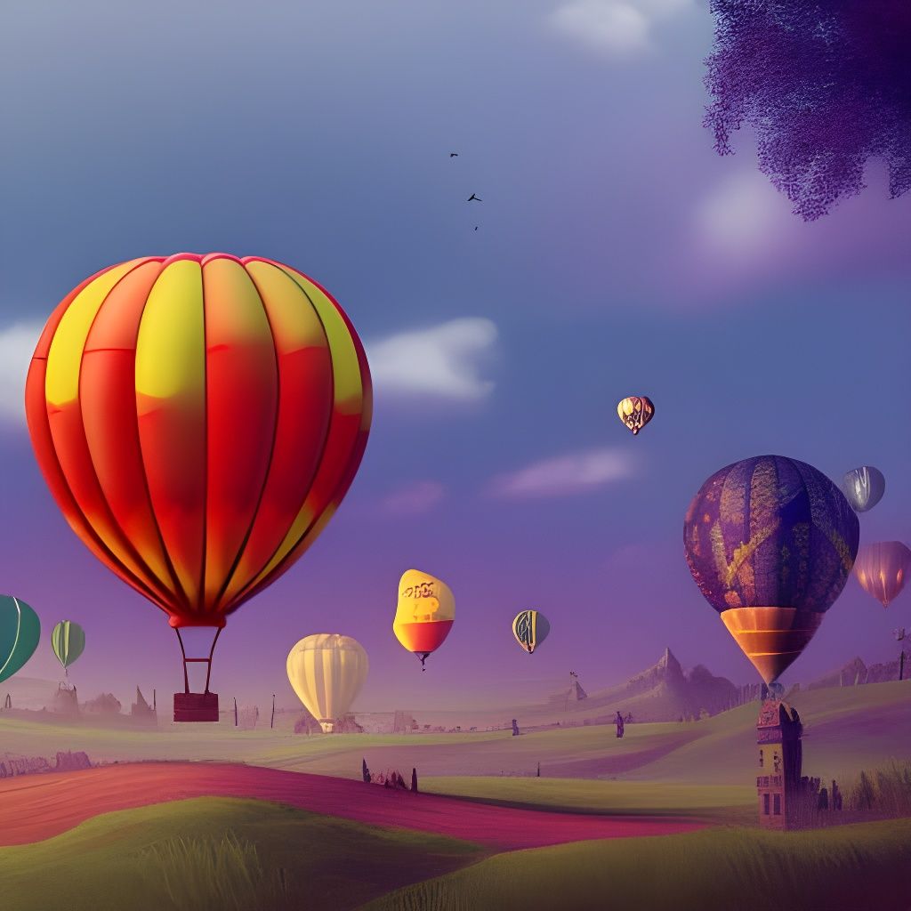 Balloon Festival - AI Generated Artwork - NightCafe Creator