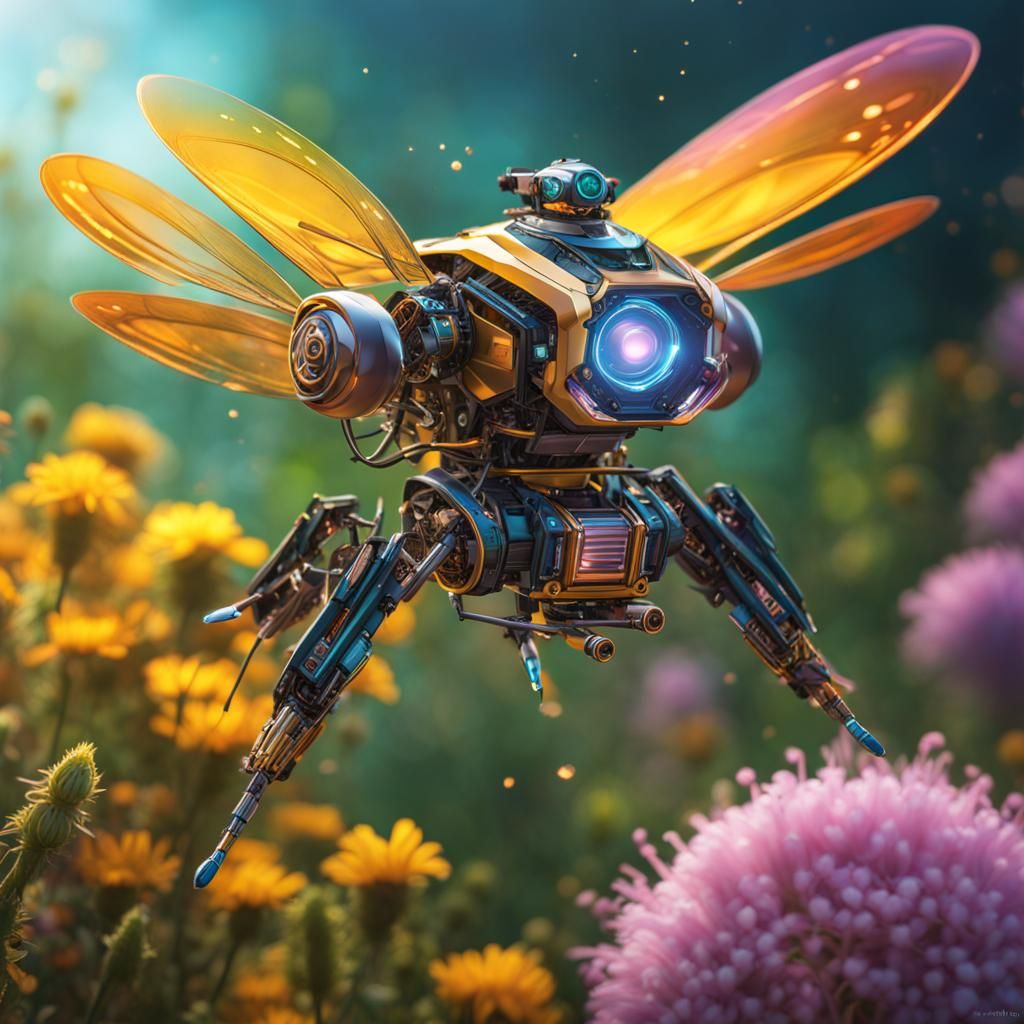 Future Pollination - AI Generated Artwork - NightCafe Creator