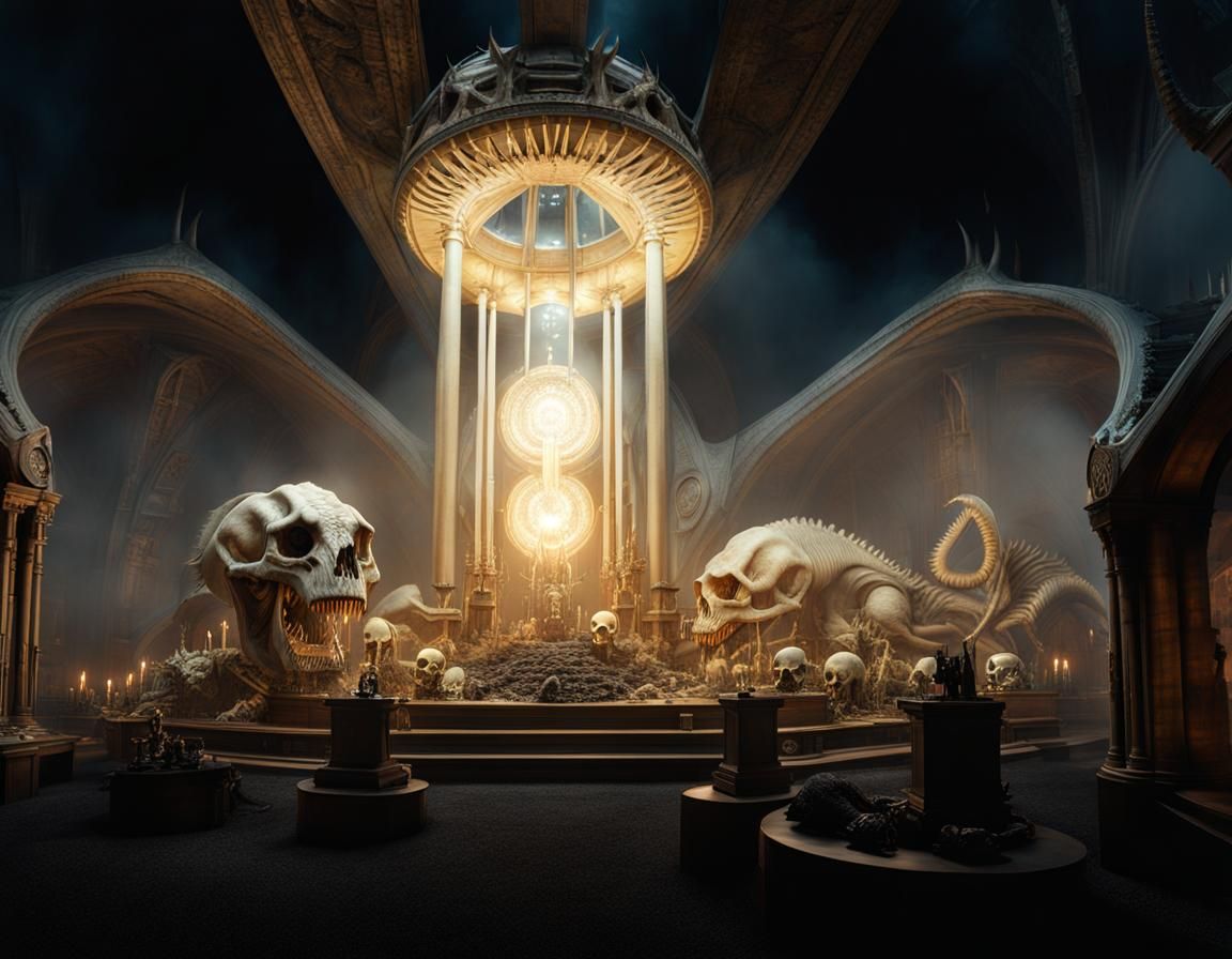 ILLUMINATED CRYPTID TAXIDERMY DISPLAY - AI Generated Artwork ...