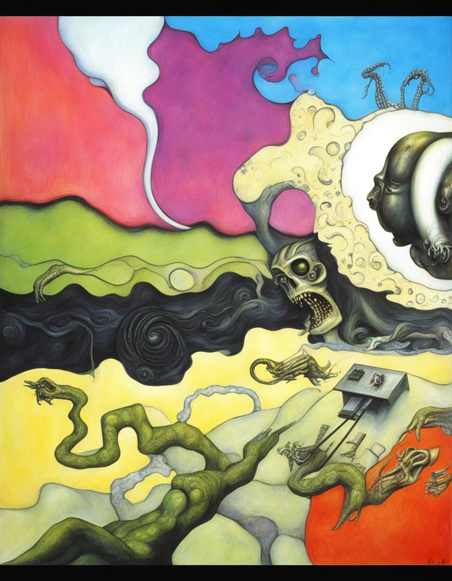 H.R. Giger H.R. Giger H.R. Giger Tim Burton Tim Burton Tim Burton - AI ...