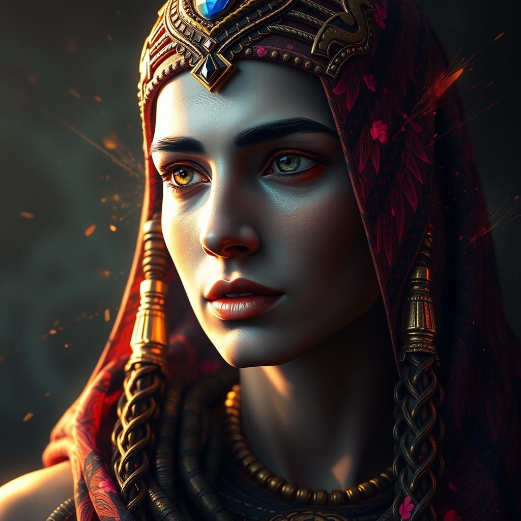 "Ancient Isis 4K" - Ethereal Goddess of Ancient Egypt