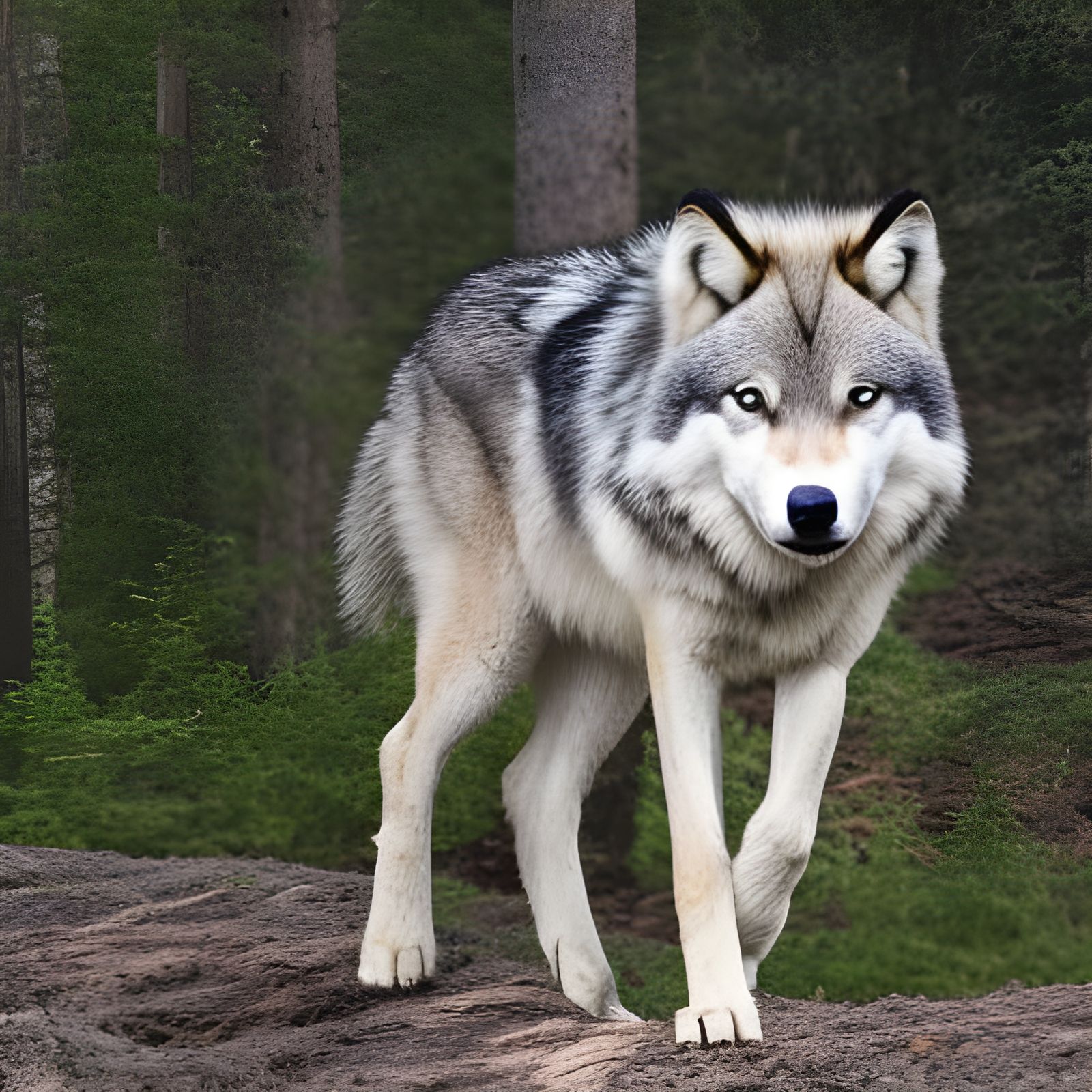 wolf - AI Generated Artwork - NightCafe Creator