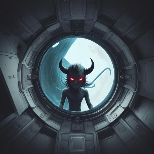 SPACE GREMLIN - AI Generated Artwork - NightCafe Creator