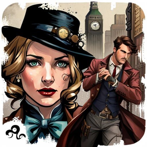 Steampunk detective - AI Generated Artwork - NightCafe Creator