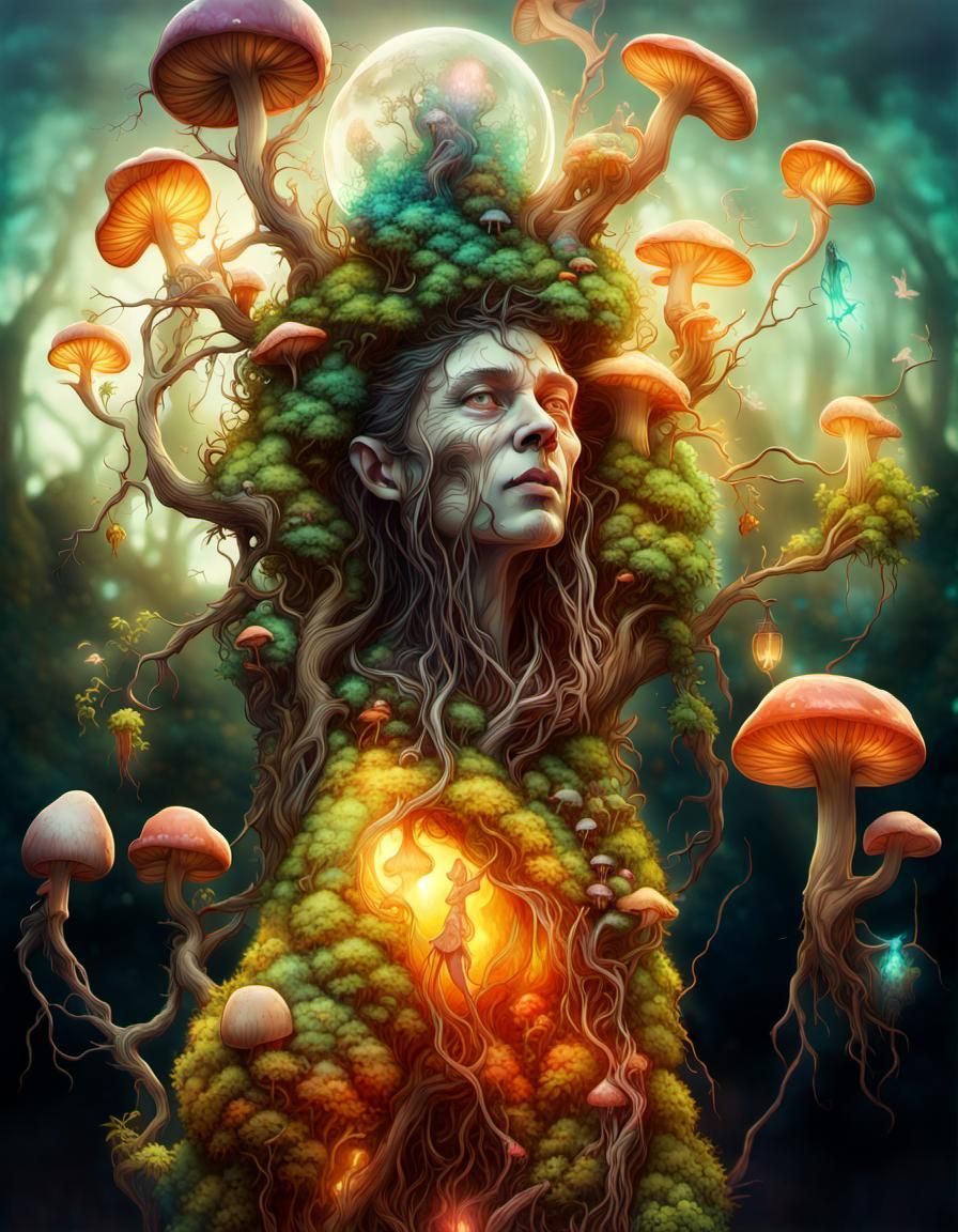 Mysterious nature ghost - AI Generated Artwork - NightCafe Creator